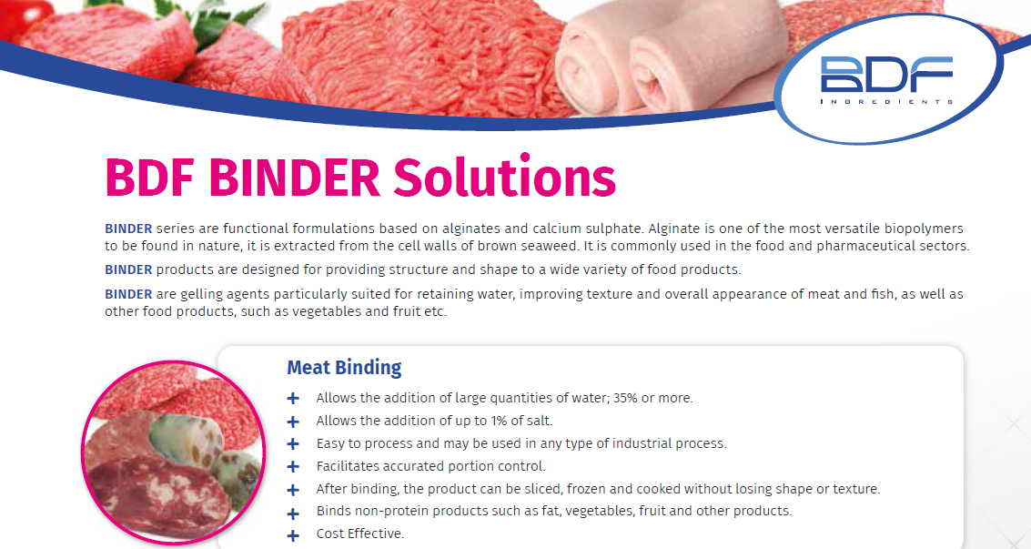 BINDER - BDF Ingredients