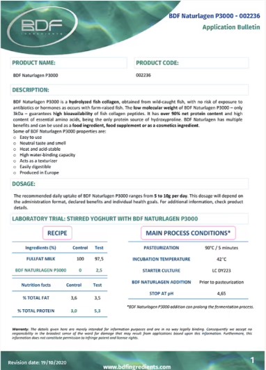 BDF NATURLAGEN® - BDF Ingredients