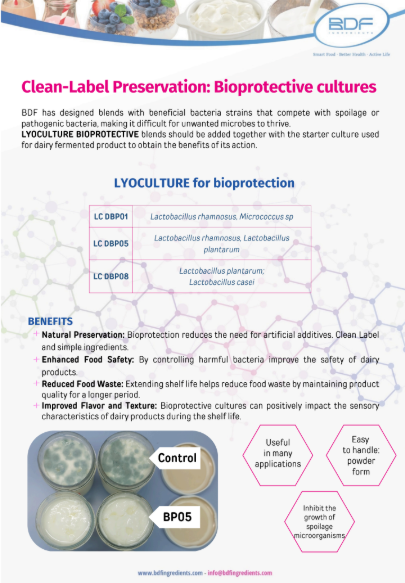 Clean-Label Preservation: Bioprotective cultures - BDF Ingredients